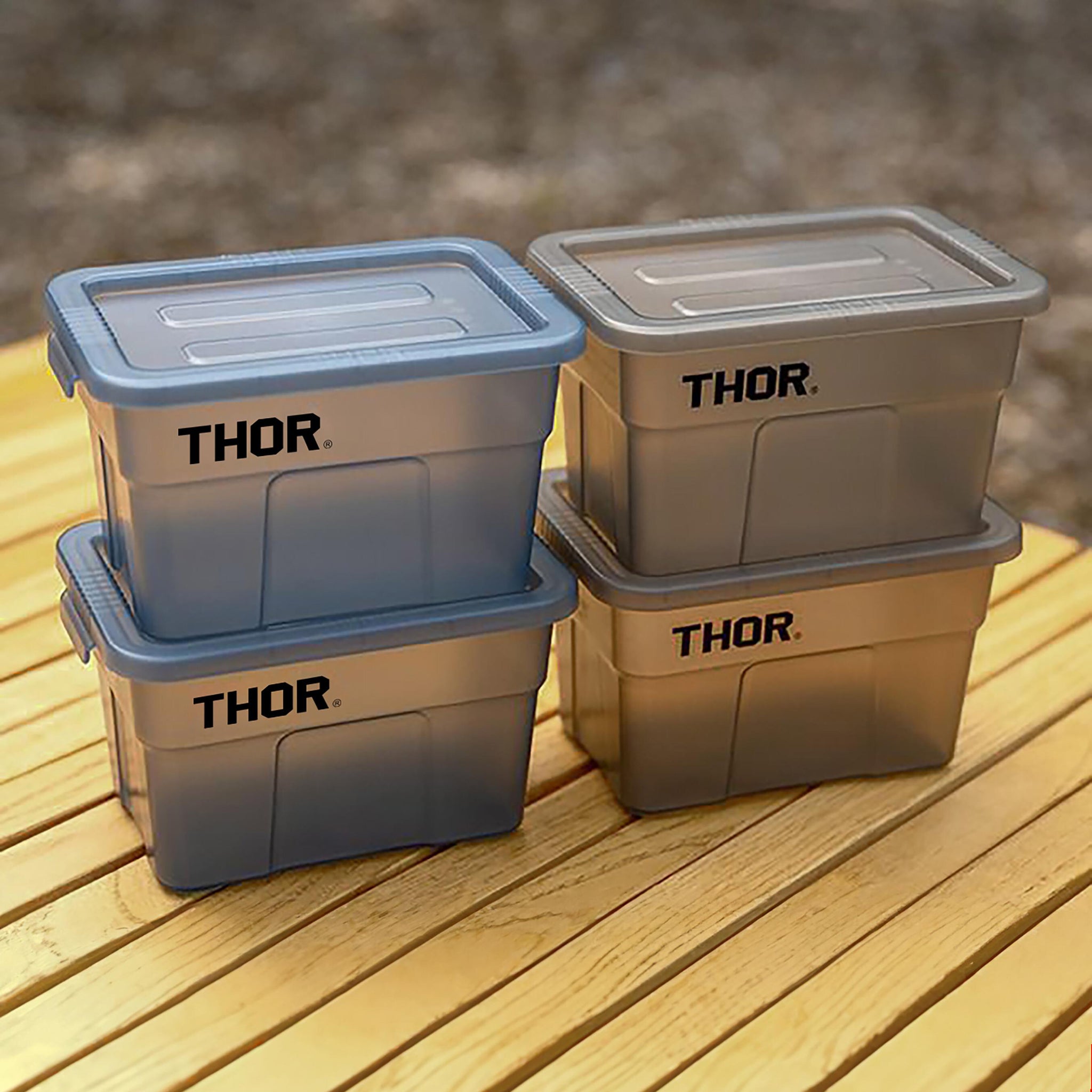 1L Smoke Series - Mini THOR Stackable Storage Box – THOR Storage